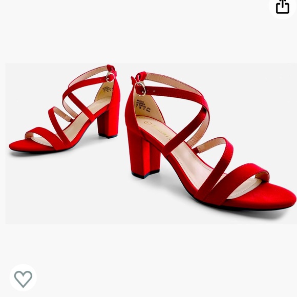 Dream Pairs | Shoes | Cherry Red Suede Heels | Poshmark
